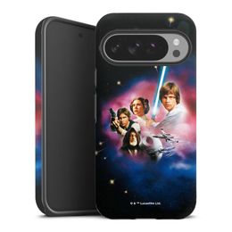 DeinDesign Google Pixel 10 Pro XL Handy Panzer Handyh&uuml;lle robuste Outdoor H&uuml;lle Schutzh&uuml;lle matt Star Wars Lightsaber Merchandise Tough Case