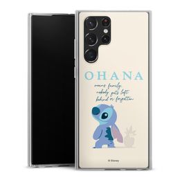 DeinDesign Galaxy S22 Ultra Handy Silikon H&uuml;lle Case transparent Handyh&uuml;lle Lilo & Stitch Disney Official Licensed Product Silikon Case