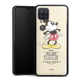 DeinDesign Galaxy A12 Handy Silikon H&uuml;lle Case schwarz Handyh&uuml;lle Official Licensed Product Mickey Mouse Disney