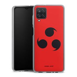 DeinDesign Galaxy A12 Handy Silikon H&uuml;lle Case transparent Handyh&uuml;lle Official Licensed Product Sharingan Naruto Shippuden Silikon Case