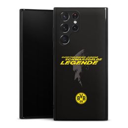 DeinDesign Galaxy S22 Ultra Handy Silikon H&uuml;lle Case schwarz Handyh&uuml;lle Borussia Dortmund Bvb Marco Reus