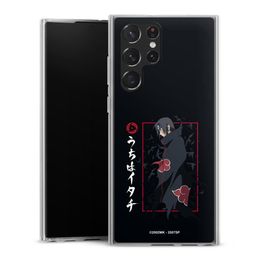 DeinDesign Galaxy S22 Ultra Handy Silikon H&uuml;lle Case transparent Handyh&uuml;lle Official Licensed Product Naruto Shippuden Itachi Uchiha Silikon Case