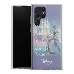 DeinDesign Galaxy S22 Ultra Handy Silikon H&uuml;lle Case transparent Handyh&uuml;lle Disney Cinderella Official Licensed Product Silikon Case