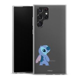 DeinDesign Galaxy S22 Ultra Handy Silikon H&uuml;lle Case transparent Handyh&uuml;lle Disney Lilo & Stitch Merchandise Silikon Case