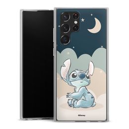 DeinDesign Galaxy S22 Ultra Handy Silikon H&uuml;lle Case transparent Handyh&uuml;lle Moon Lilo & Stitch Disney Silikon Case