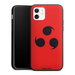 DeinDesign iPhone 12 Handy Premium Silikon H&uuml;lle Handyh&uuml;lle schwarz Case Naruto Shippuden Sharingan Official Licensed Product Silikon Premium Case