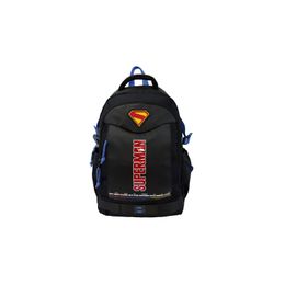 Superman Kinder Rucksack Schulrucksack mit 3 F&auml;chern