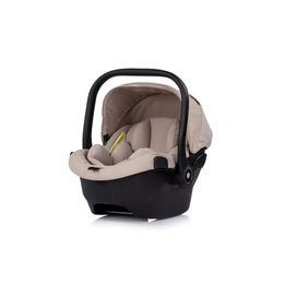 Chipolino Set Babyschale Pearl i-Size (40-85cm) Isofix-Basis-Station Adapter hellbraun