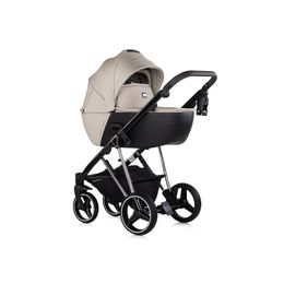 Chipolino Kombikinderwagen 3 in 1 Imperium Babyschale Babywanne Tasche Korb Gurt beige