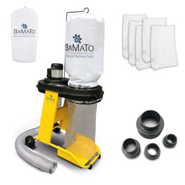 BAMATO Absauganlage AB-550 inkl. Adapter Set und 5 Sp&auml;nes&auml;cke