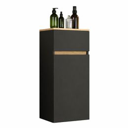 Vcm Badh&auml;ngeschrank, Badschrank mit T&uuml;r und Schublade &ndash; Badezimmerschrank h&auml;ngend &ndash; H. 90 x B. 40 x T. 35 cm, Cosila