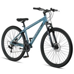 Licorne Bike Thunder Premium Mountainbike in 20, 24, 26, 27.5 und 29 Zoll Fahrrad f&uuml;r M&auml;dchen Jungen Herren und Damen Discbremse Farbe:Aquamarine;Gr&ouml;&szlig;e:29 Zoll