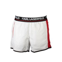 K by KARL LAGERFELD Schwimmshorts mit Logo-Gummibund