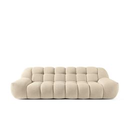 KONSIMO Einzelsofa &bull; in Bubble Optik Vena &brvbar; beige &brvbar; Ma&szlig;e (cm): B: 254 H: 72 &raquo; H&ouml;ffner