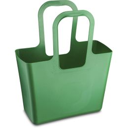 Einkaufsshopper Koziol "TASCHE XL", gr&uuml;n (leaf), B:44cm H:54cm T:21,5cm, Kunststoff, Einkaufsk&ouml;rbe, Einkaufsshopper, Kunststoff