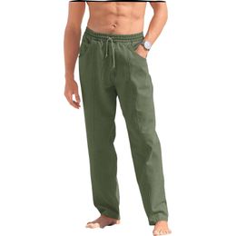 CR&Eacute;ATION L Herren Schlupfhose in Jeans-Qualit&auml;t khaki Gr&ouml;&szlig;e 48