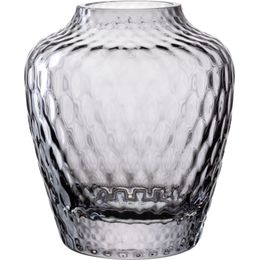 Dekovase Leonardo "GK/Vase GIULIA", grau, B:10cm H:11cm T:10cm, Glas, Vasen