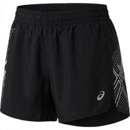 asics Icon 4In Short Bekleidung Damen schwarz S