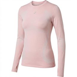 asics Road Seamless LS Top Bekleidung Damen rosa M