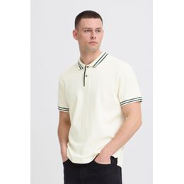 Poloshirt Blend "BHFable", Damen, Gr. S, vanilla ice, Web, 100% Baumwolle, Strukturmuster, Basic, normal normal, ohne Ausschnitt, gerader Abschluss, Shirts, Klassisches Polo-Shirt mit kurzer Knopfleiste
