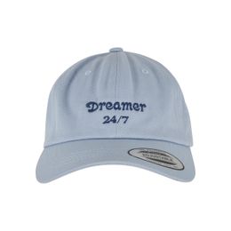 Flex Cap MISS TEE "Miss Tee Damen Dreamer 24/7 Cap", Gr. onesize, lightblau, 100% Baumwolle, bedruckt, Caps
