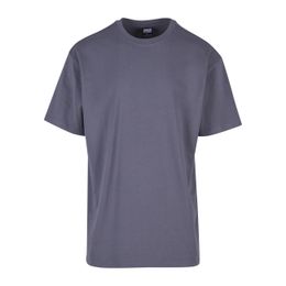 T-Shirt Urban Classics "Urban Classics Herren Heavy Oversized Tee", Damen, Gr. L, schwarzshadow, 100% Baumwolle, unifarben, oversize, Rundhals, Shirts T-Shirt