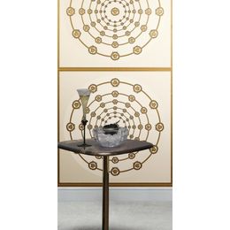 Vliestapete Versace "Versace 6 I Love Baroque &ndash;", wei&szlig;, B:0,7m H:0m L:10,05m, Vinyl, Vlies, Tapeten, Geometrisches Kreisdesign mit edlem Glanz & fein strukturierter Optik