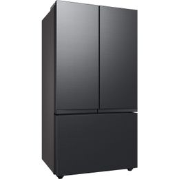 Samsung French Door "RF24BB620EB1EF", Energieeffizienz: E (A-G), silber (premium schwarz steel), B:90,8cm H:177,8cm T:73cm, K&uuml;hlschr&auml;nke, Topseller