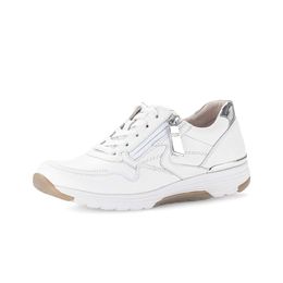 Sneaker Gabor "Sneaker low", Herren, Gr. 44, wei&szlig;, Schuhe Sneaker