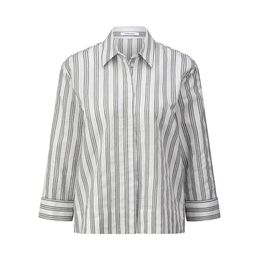 Peter Hahn - Bluse mit 3/4-Arm, blau, Gr. 42 / M - Baumwolle