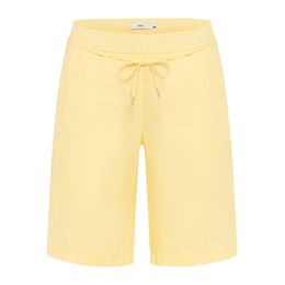 Peter Hahn Brax - Bermudas Modell Mel B., gelb, Gr. 40 / M - Leinen