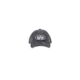 Trucker Cap Alpha Industries "World Acid Cap", Herren, Gr. onesize, schwarz, Baumwolle, Caps