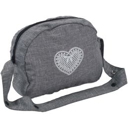 Bayer Chic 2000 Puppen Wickeltasche CHIC2000 "Jeans Grey", grau (jeans grau), Puppenausstattungen, KinderB:29cm H:22cm T:9cm, Polyester, B:29cm H:22cm T:9cm