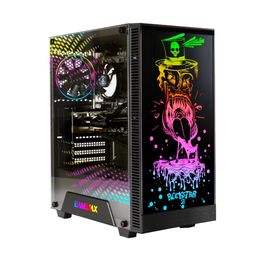 GAMEMAX Gaming-PC "Rockstar 7588 AMD Ryzen 7 5700X RTX 5060 32GB DDR4 1TB SSD", schwarz, Microsoft Windows 11 Home (64 Bit), 32 GB RAM 1.000 GB SSD, Desktop-PCs, Windows 11