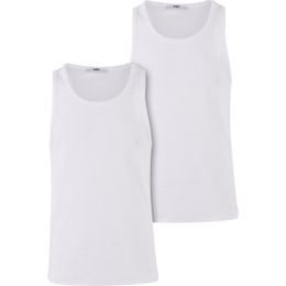 Tanktop DEF "DEF DEF Tank Tops", Herren, Gr. L, hellwei&szlig;, hellwei&szlig;, 100% Baumwolle, unifarben, normal, Tops Tanktop