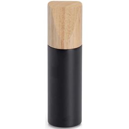 Gew&uuml;rzm&uuml;hle zeller PRESENT "Salz-/Pfefferm&uuml;hle", schwarz, holzfarben, H:18,2cm &Oslash;:5cm, K&uuml;chenm&uuml;hlen, in Schwarz und Wei&szlig; erh&auml;ltlich, Fassungsverm&ouml;gen: 50 ml