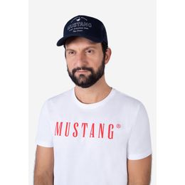 Baseball Cap Mustang "Taylor", Herren, navy, Canvas, Baumwolle, bestickt, Caps, gerundeter Schirm, Gr&ouml;&szlig;enverstellbar, Markenlogo vorne