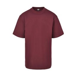 T-Shirt Urban Classics "Urban Classics Herren Tall Tee", Damen, Gr. 4XL, rotwine, 100% Baumwolle, unifarben, oversize, Rundhals, Shirts T-Shirt