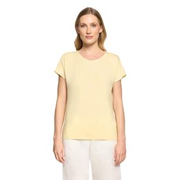 Kurzarmshirt Betty Barclay "Damen mit V-Ausschnitt", Damen, Gr. 36, mellow gelb, Jersey, Obermaterial: 95% Viskose, 5% Elasthan, loose fit normal, V-Ausschnitt, Shirts