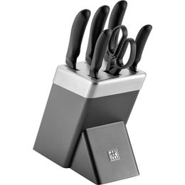 Messerblock Zwilling "Style", grau, L:24,7cm, Messerbl&ouml;cke, Messerblock, selbstsch&auml;rfend, KiS Technologie, Eisgeh&auml;rtete FRIODUR Klingen