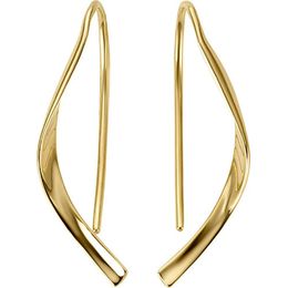Paar Ohrhaken Firetti "Schmuck Geschenk Gold 333 Ohrschmuck Ohrringe", gold (gelbgoldfarben), Ohrringe, Damen, Gelbgold 333