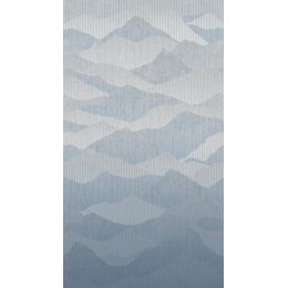Fototapete FASHION FOR WALLS "Morning Dew", blau, B:1,5m L:2,7m, Vlies, Tapeten, Phthalate frei