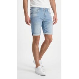 Jeansshorts Cars Jeans "SEATLE Short", Herren, Gr. XS, N-Gr, blau (bleached used), Web, Obermaterial: 86% Baumwolle, 13% Polyester, 1% Elasthan, unifarben, regular fit, Jeans Jeansshorts