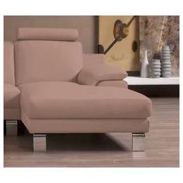 Ecksofa Egoitaliano "Shakira, Design & Sitzkomfort auf hohem Niveau, Breite 236cm, L-Form", rosa (millenium rose), B:236cm H:84cm T:152cm, Leder &raquo;BULL&laquo; (echtes Rindsleder). Geschliffenes, pigmentiertes und behandeltes Rindsleder mit einer Dicke von 1, 3-1, 5 mm. Dieses Leder zeigt eine ziemlich weiche Hand mit einem halb undurchsichtigen Aussehen. Es handelt sich um ein gesch&uuml;tztes Leder. Eine lei