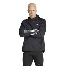 Adidas Own The Run 3-Stripes Hoodie Herren