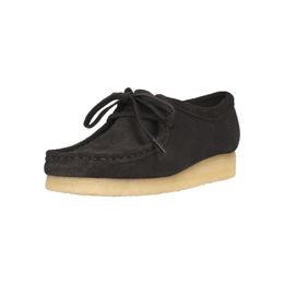 Mokassin Clarks "Wallabee", Damen, Gr. 36, braun, Kalbsleder, Schuhe Mokassin, im kultigen Design mit hohem Tragekomfort