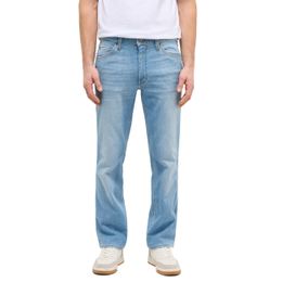 Straight-Jeans Mustang "Herren Style Tramper Straight ULW", Herren, Gr. 34, L&auml;nge 30, 402 mittelblau, Denim/Jeans, 99% Baumwolle, 1% Elasthan, unifarben, straight fit, Jeans Straight-Jeans
