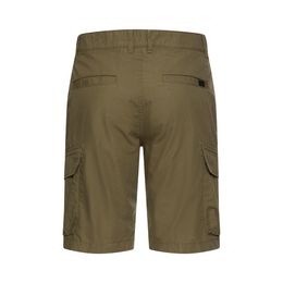 Cargobermudas Camel Active, Herren, Gr. 33, N-Gr, deep olive, Web, Obermaterial: 97% Baumwolle, 3% Elasthan, gepunktet, unifarben, normal kniefrei, Hosen, mit Cargo-Taschen und Stretch