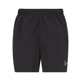 Badeshorts Karl Kani "Karl Kani Signature Swim Shorts", Gr. L, US-Gr&ouml;&szlig;en, schwarz, grau, wei&szlig;, 100% Polyamid, Badehosen Badeshorts