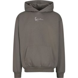 Kapuzensweatshirt Karl Kani "Karl Kani Karl Kani Small Signature Essential OS Hoodie", Herren, Gr. S, anthrazit, 65% Baumwolle, 35% Polyester, unifarben, Sweatshirts
